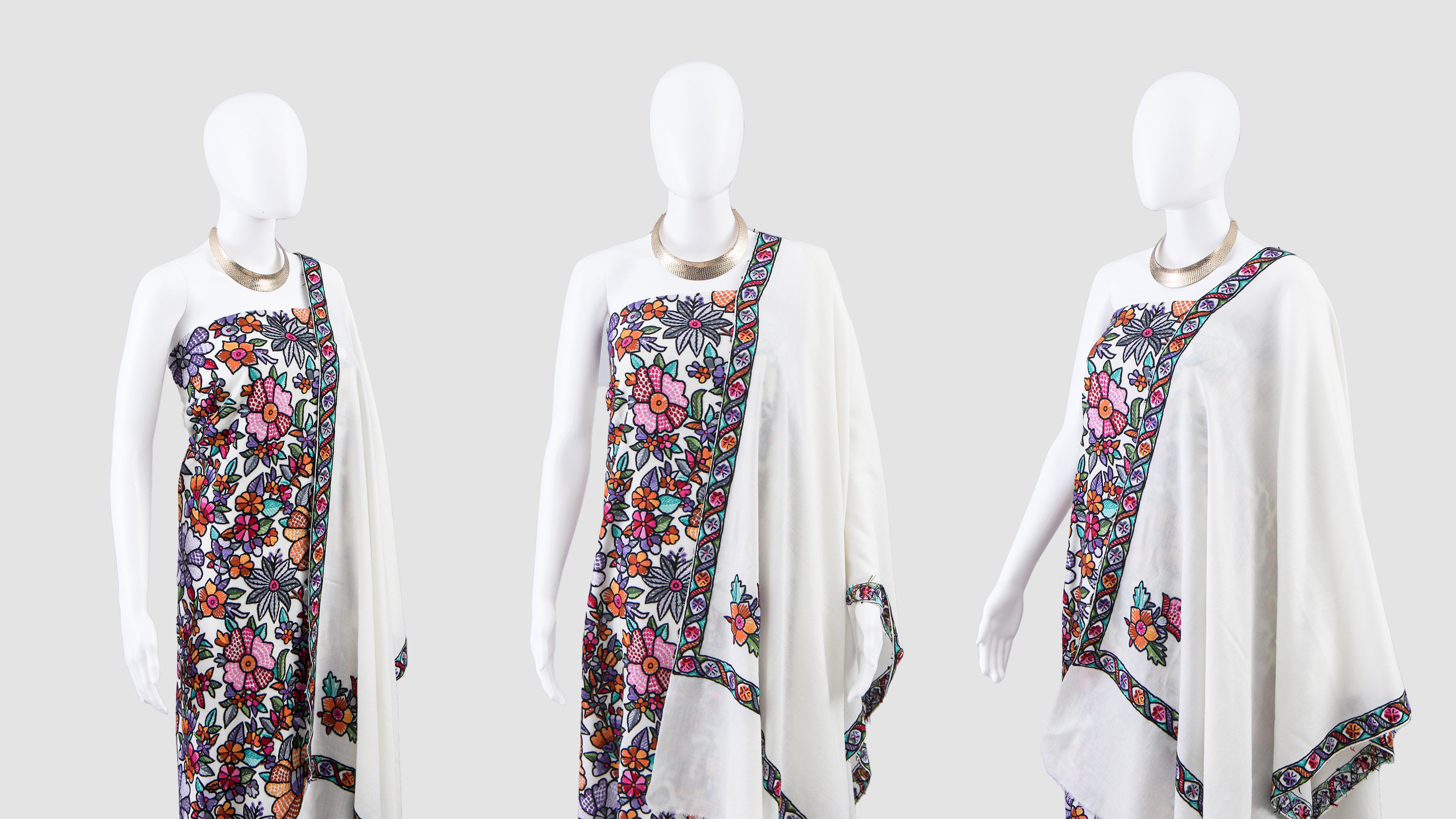 Kashmiri Suits - Authentic Embroidered Suits – KashmKari